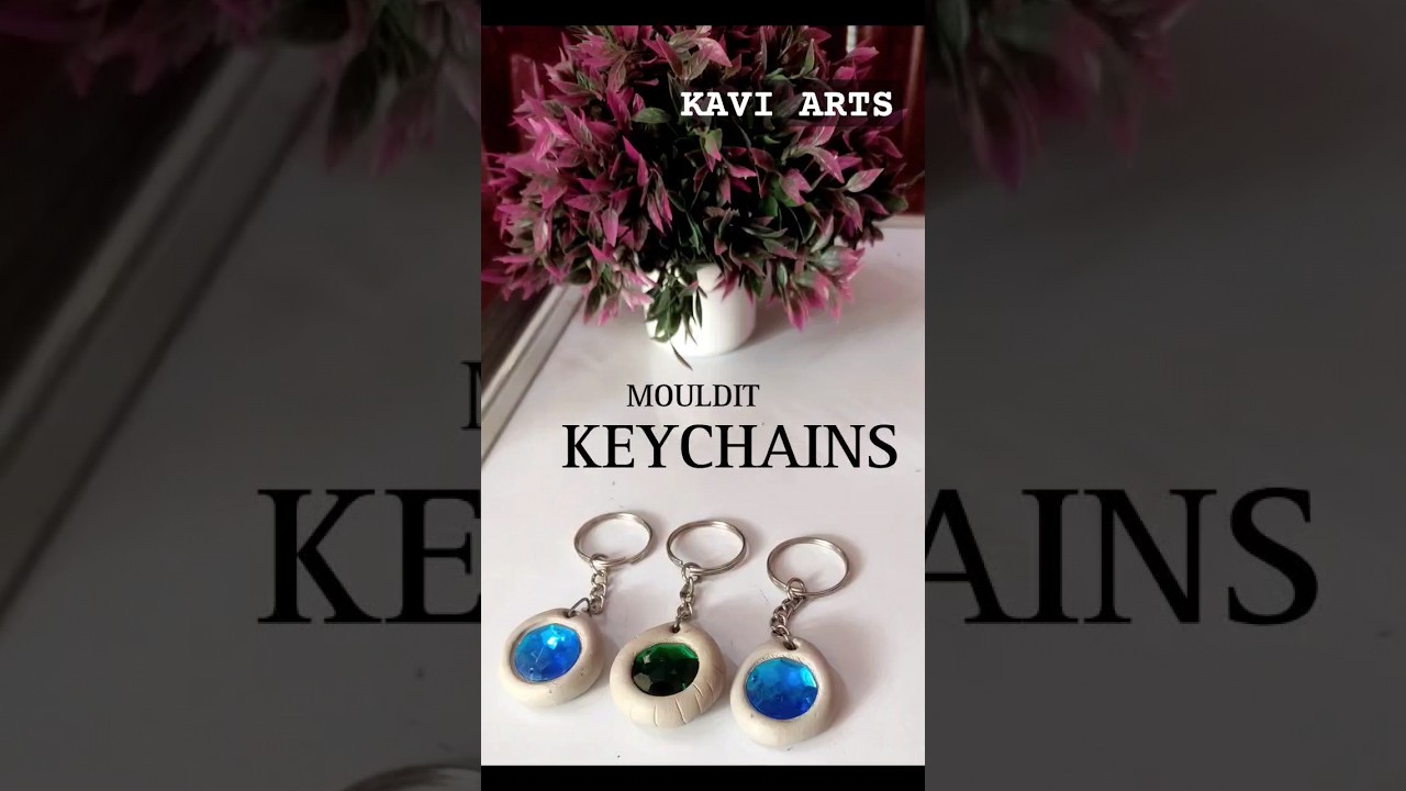 How to make a beautiful keychain using Mouldit #mouldit #shorts #diy # ...