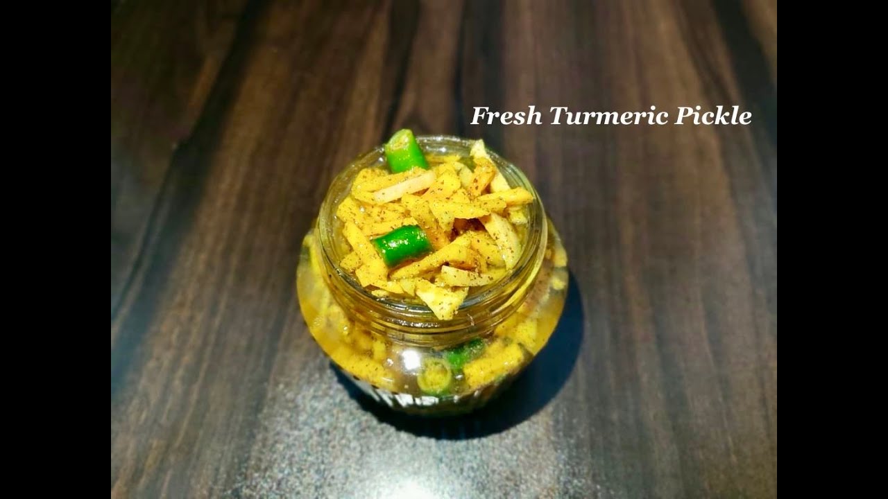 Fresh Turmeric Pickle recipe | Haldi Ka Achar | Pickle Recipe - YouTube