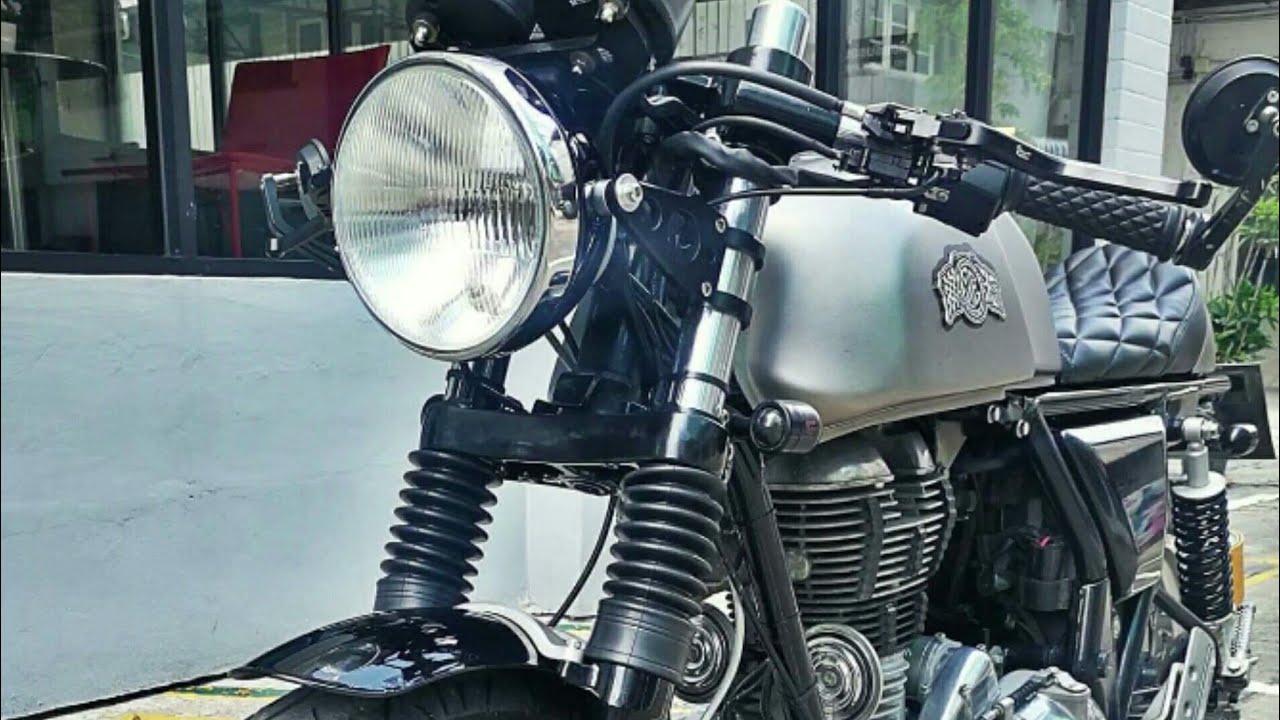 Royal Enfield Continental GT 535 Custom Built Cafe Racer - YouTube