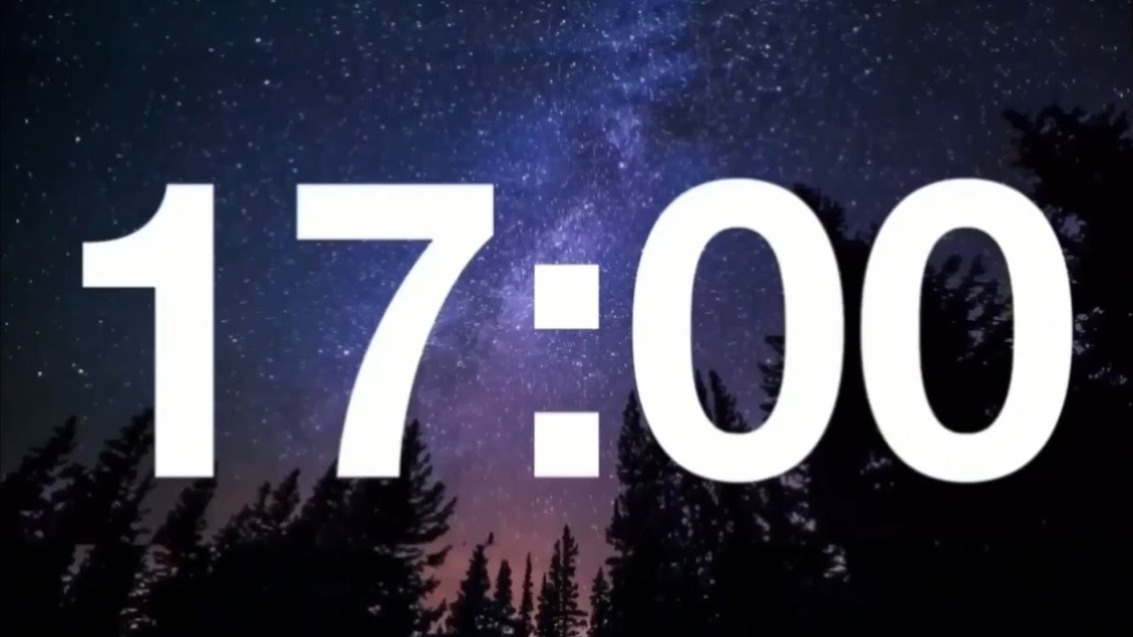 17 minute timer | 17 Minute Countdown - YouTube