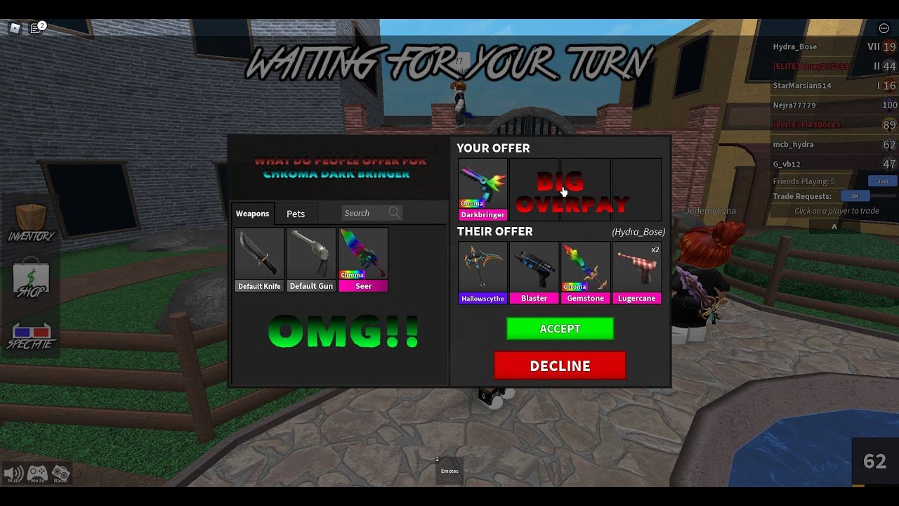 WHAT DO PEOPLE OFFER FOR CHROMA DARK BRINGER!I INSANE OFFERS! - YouTube