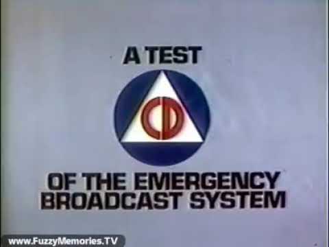 Emergency broadcast system test with female voice - YouTube