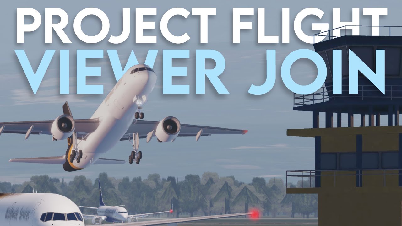 VIEWER JOIN! Project Flight ATC Roleplay Session - YouTube