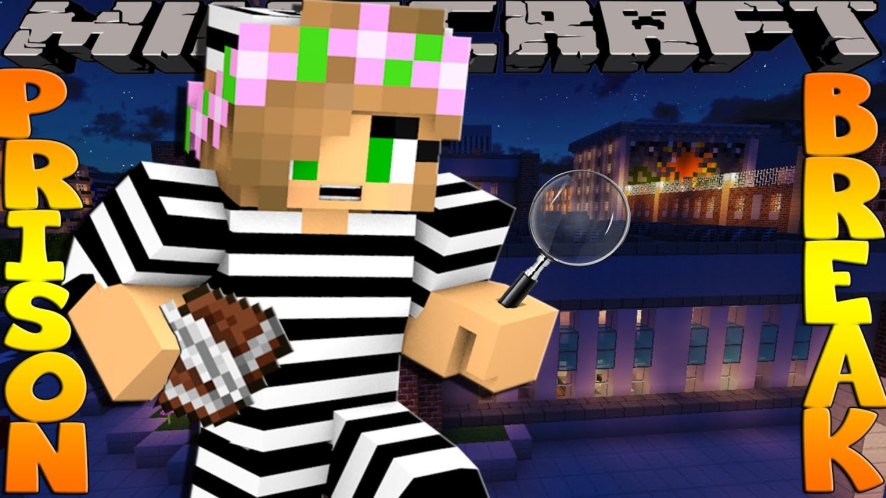 Minecraft PRISON BREAK - SAVING LITTLE KELLY!! w/Little Kelly - YouTube