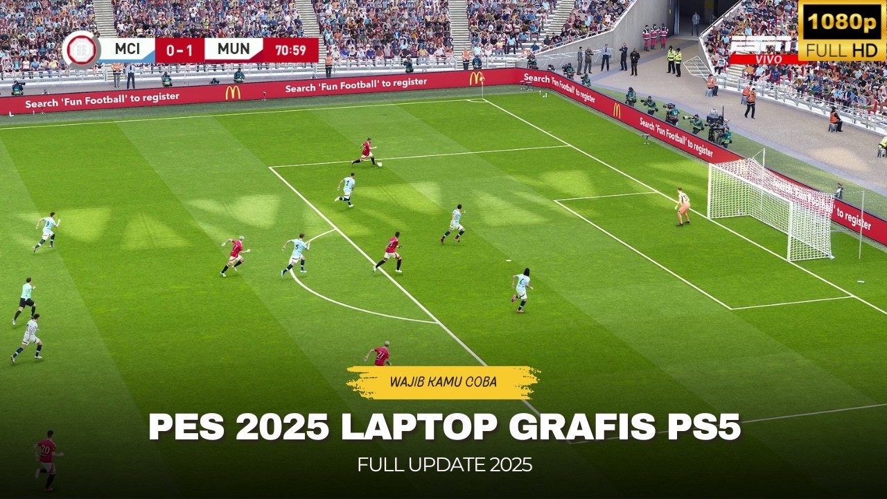 GAME BOLA TERBAIK🔥PES 2025 KHUSUS LAPTOP GRAFIS PS5 !! - PREMIER LEAGUE ...