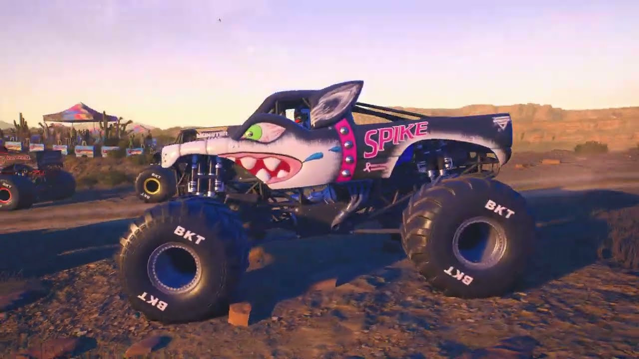 Monster Jam Showdown SPIKE UNLEASHED free DLC - YouTube