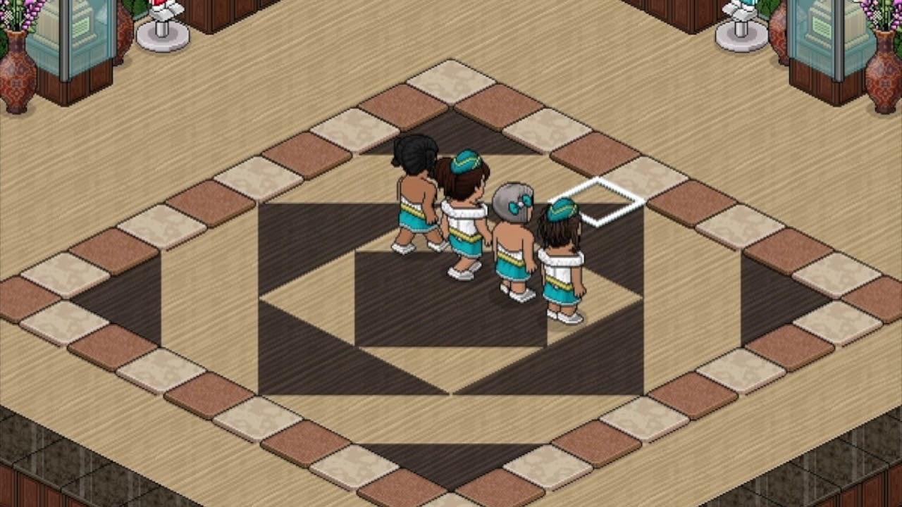 Habbo Cheerleading - Choreografie 6. Fallen Angels - YouTube