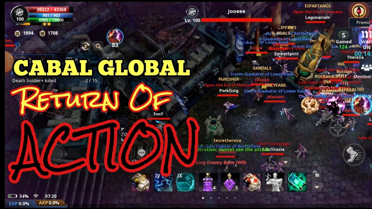 CABAL Mobile GLOBAL: Return of Action | FLAG WAR | #cabalmobile #cabalglobal # ...