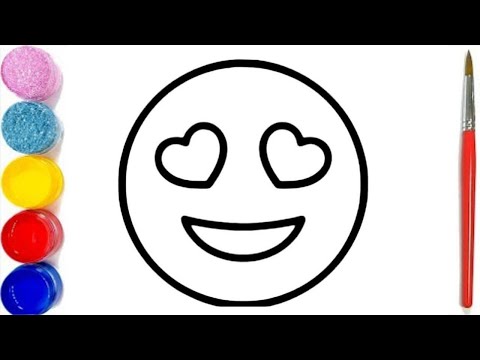 Bolalar uchun emoji chizish Emoji drawing for kids Емоджи рисунок для детей
