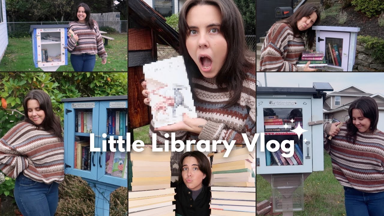 Little Free Library Vlog 📚 *unhauling 36 books, new book ...
