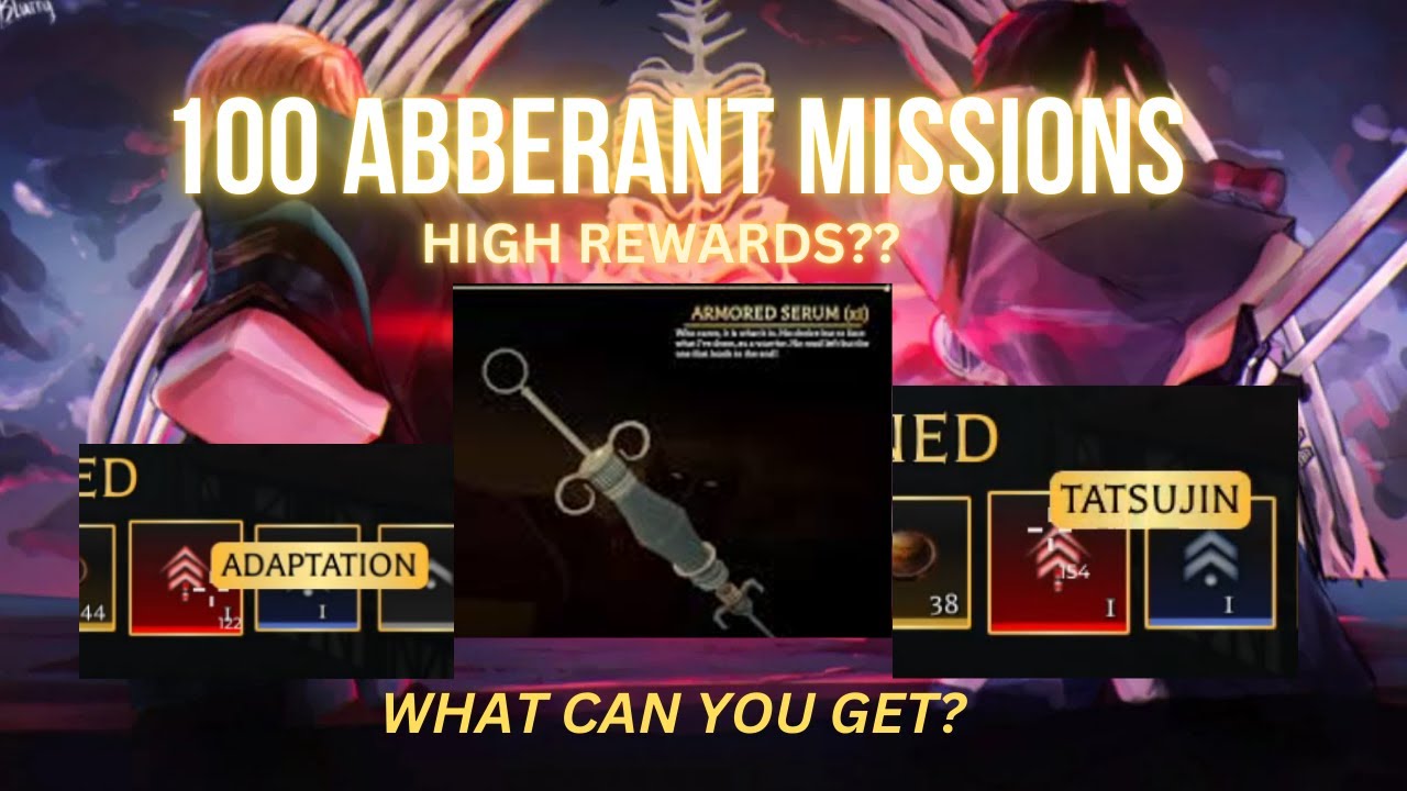 100 Abberant Missions in AOTR – What Do We Get? | Epic Rewards ...