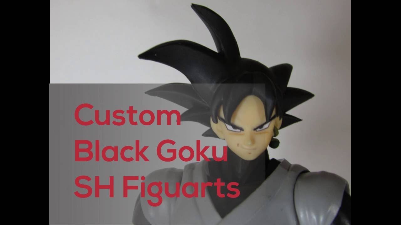 Black Goku SH Figuarts Custom - YouTube