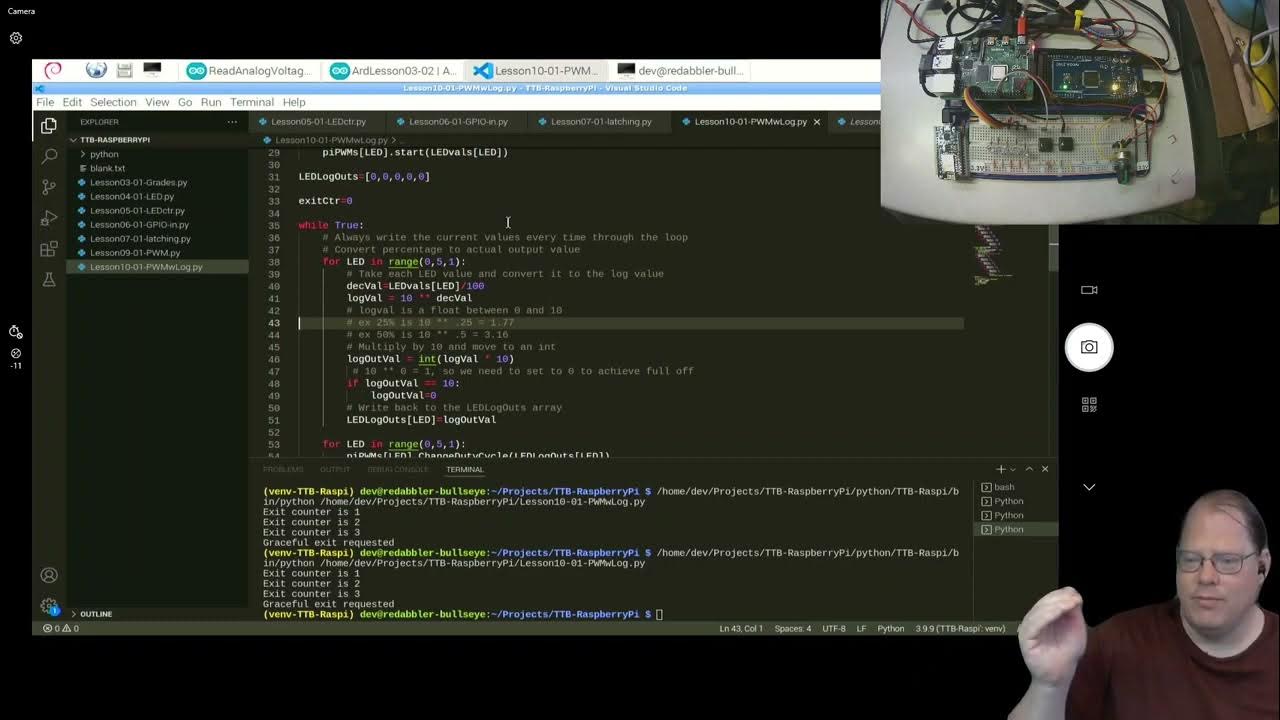 Homework Solution: TopTechBoy Raspberry Pi, Lesson #10 - YouTube