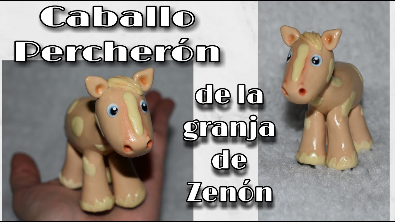 Cómo hacer CABALLO PERCHERON de la granja de ZENÓN - YouTube