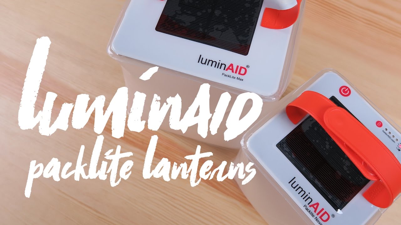 LuminAID PackLite Max & Nova Solar Lantern Review - YouTube