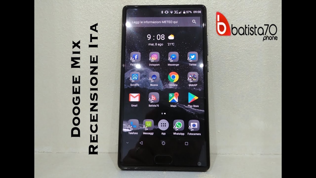 Doogee Mix recensione batista70phone - YouTube