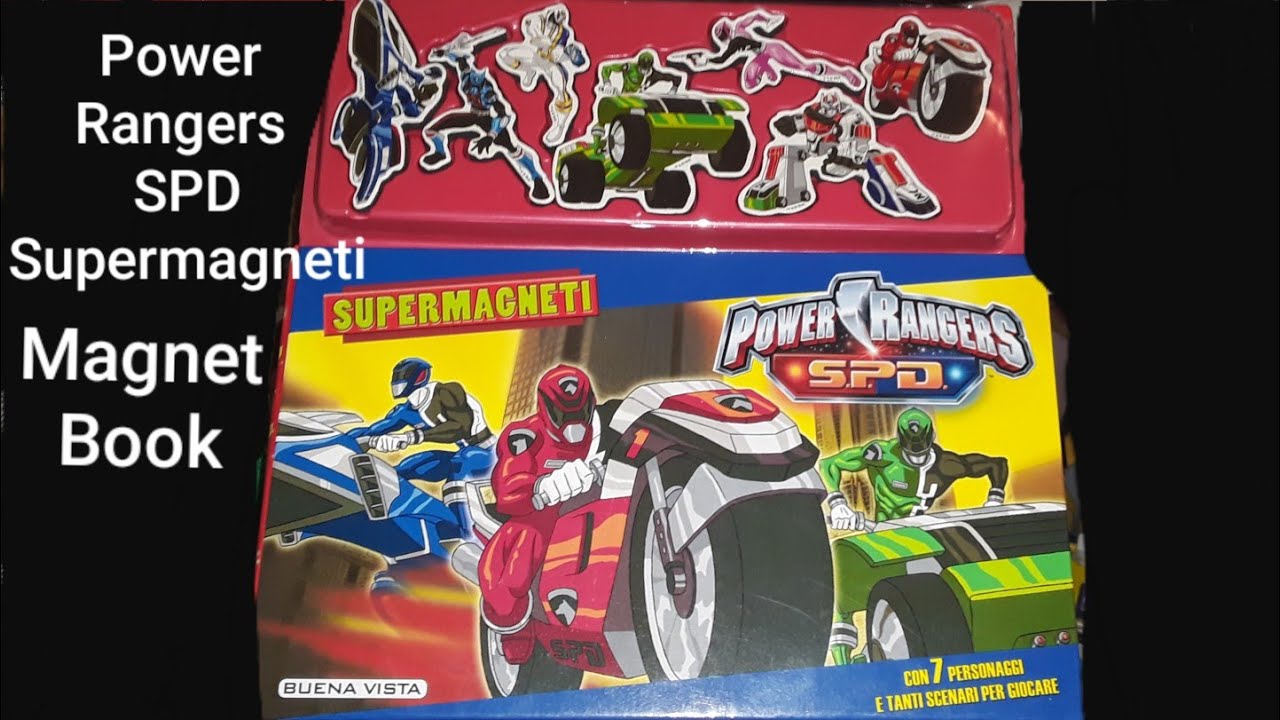Power Rangers SPD Supermagneti Magnetic Book - YouTube
