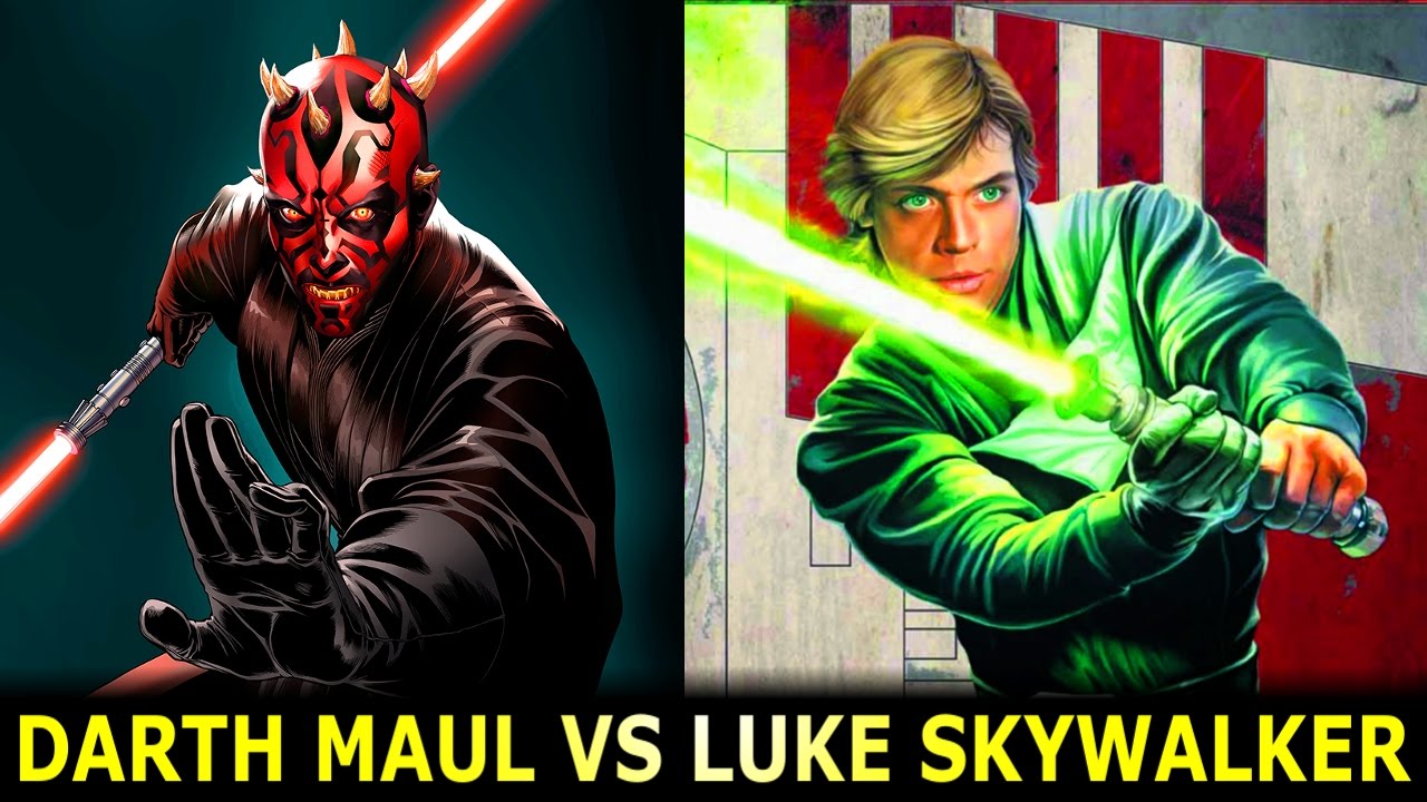 Darth Maul Vs Luke Skywalker Ep.6 Who Wins? - Star Wars Versus - YouTube