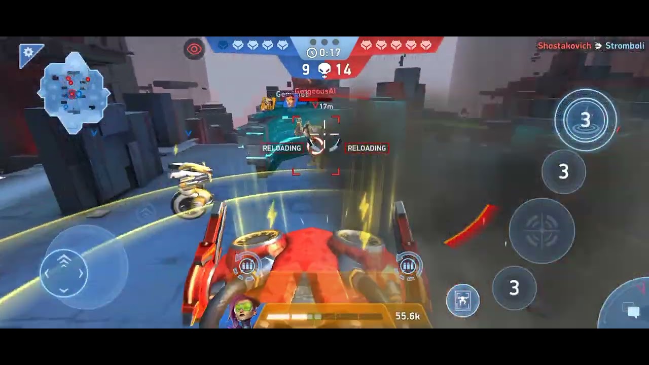 the combination of robot trying all the mech in the hanger - YouTube