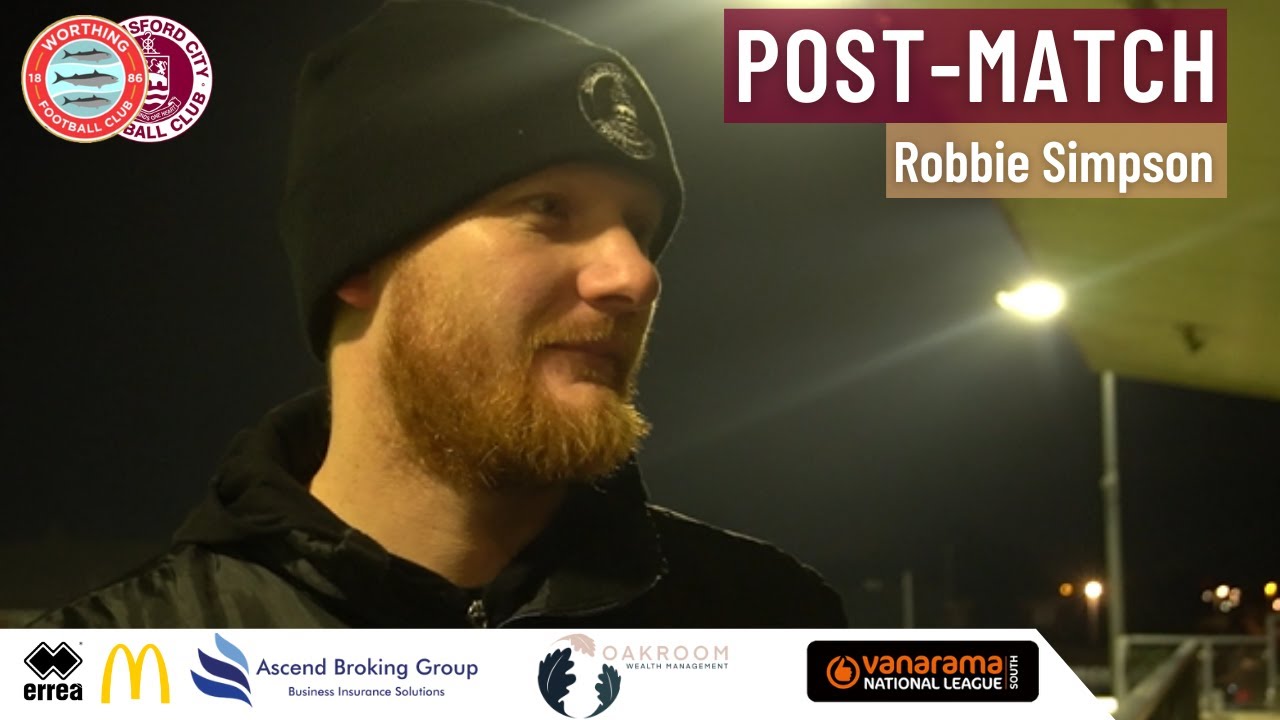Robbie Simpson post Worthing (A) - YouTube