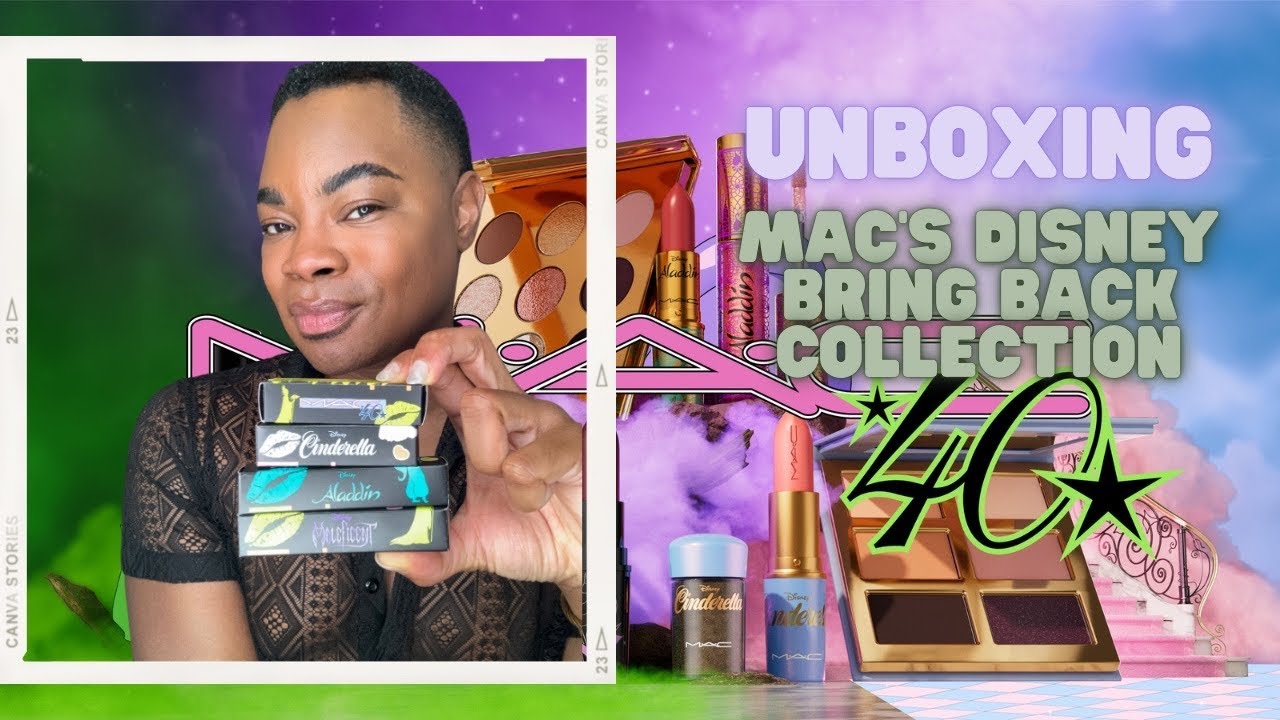 UNBOXING: MAC DISNEY BRING BACK COLLECTION| ALLADIN, CINDERELLA AND ...