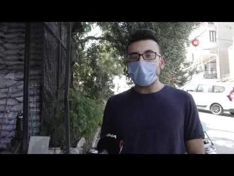 Tekerli sandalye ile yokuş aşağı giden yaşlı adamı genç adam kurtardı!
