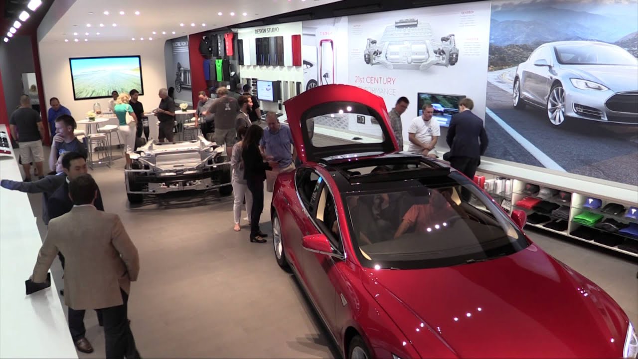 Northpark Tesla Store Opening - YouTube