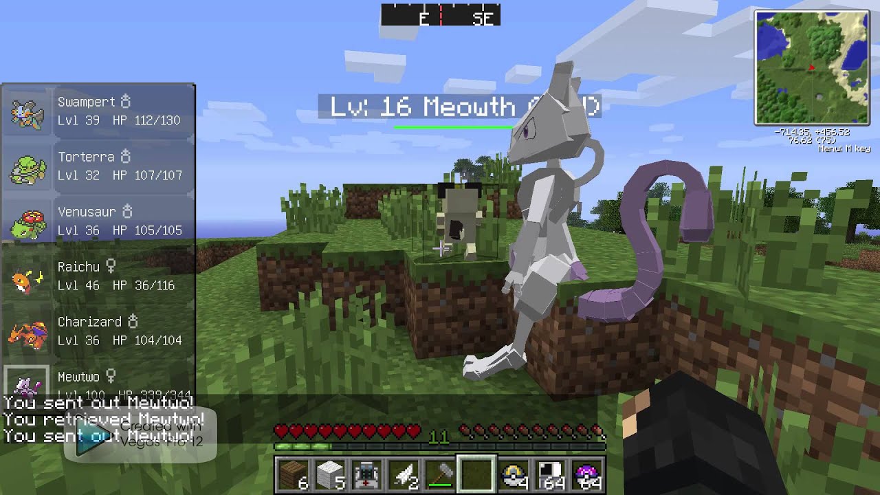 Tut How To Play Pixelmon On MC - YouTube