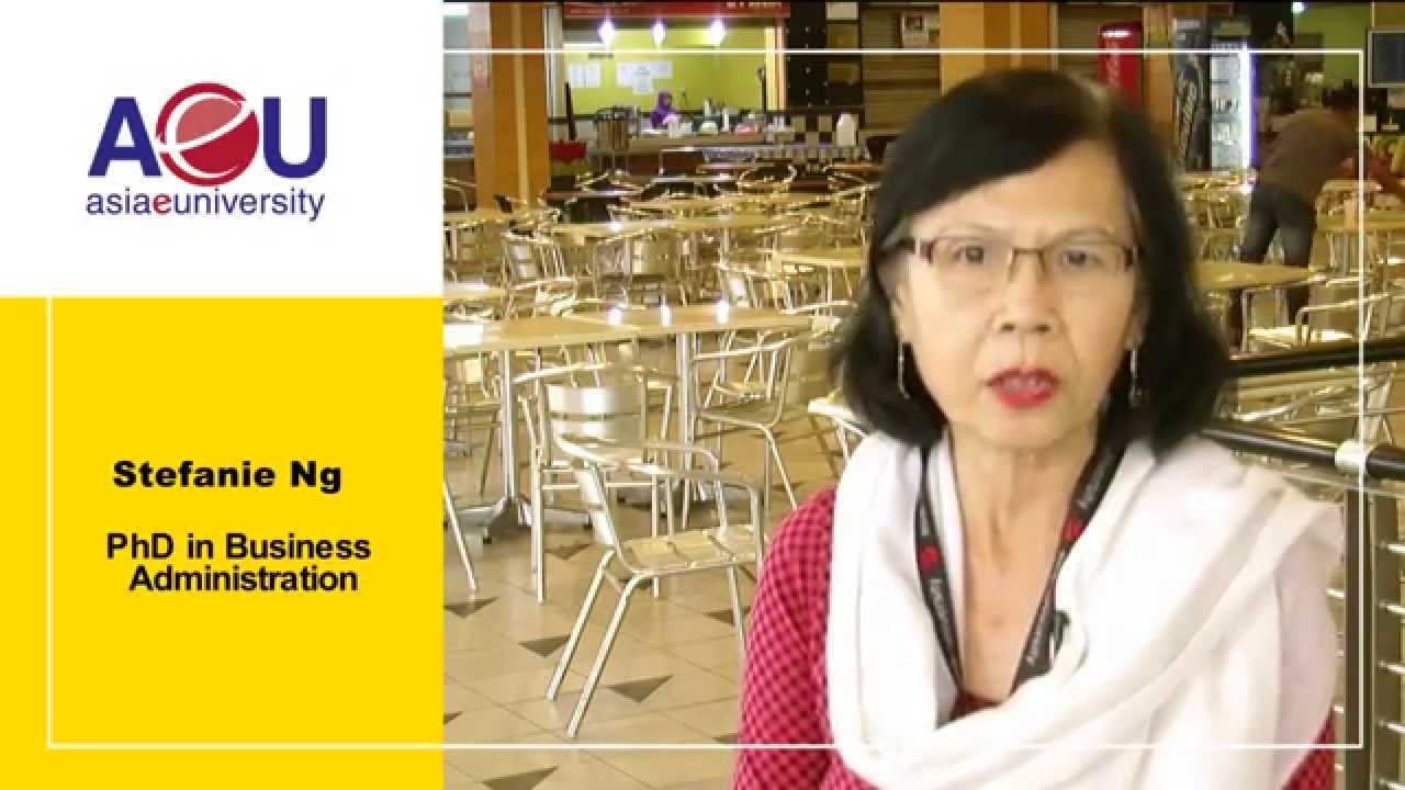 Doctor of Philosophy (Business Administration) - Stefanie Ng - YouTube