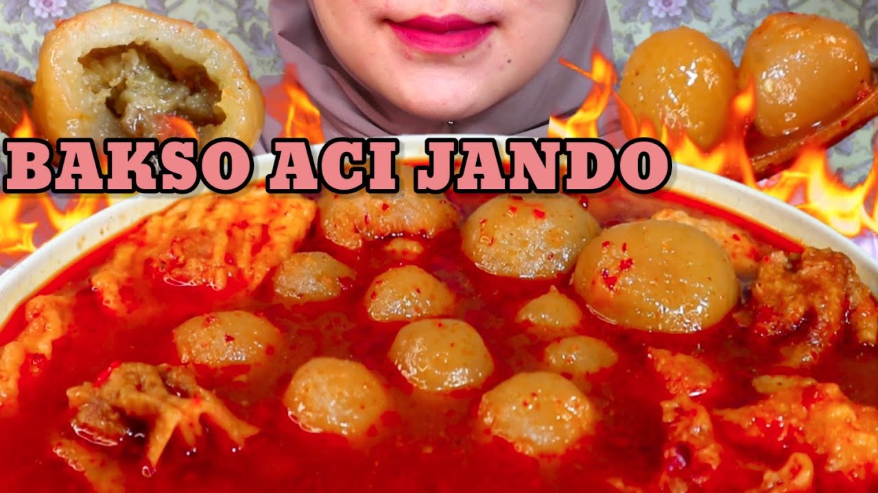 WOW‼️ASMR BAKSO ACI JANDO KUAH PEDAS🔥🥵 | ASMR INDONESIA - YouTube