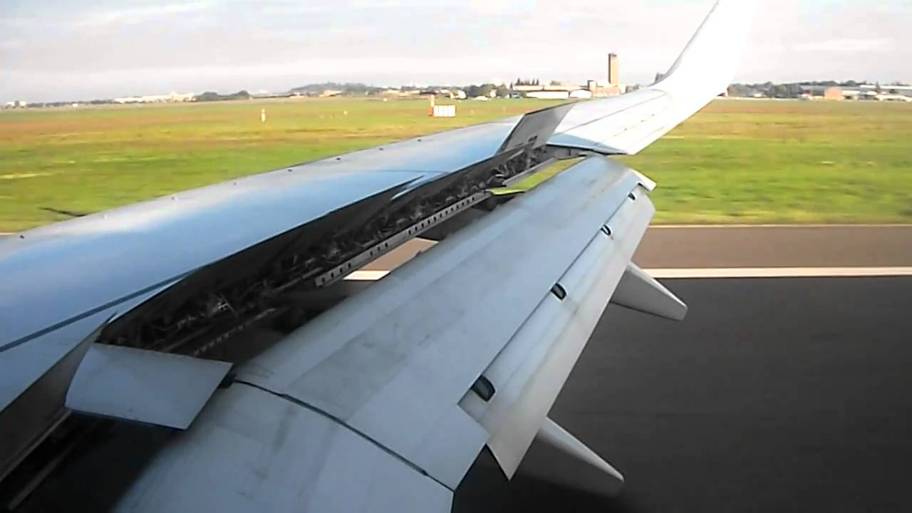 Boeing 737-800 Landing - A view from inside the aircraft HD - YouTube