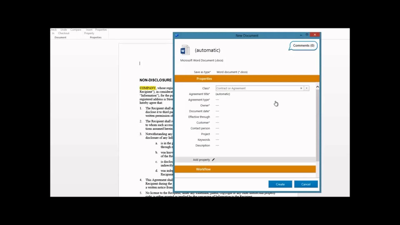 Document Management System Document Templates - YouTube
