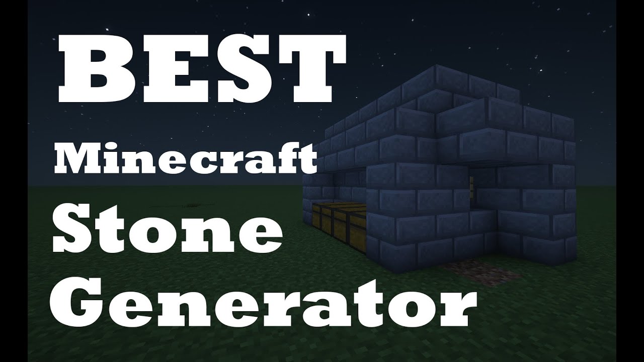 Best Stone Generator in Minecraft 1.21 - YouTube