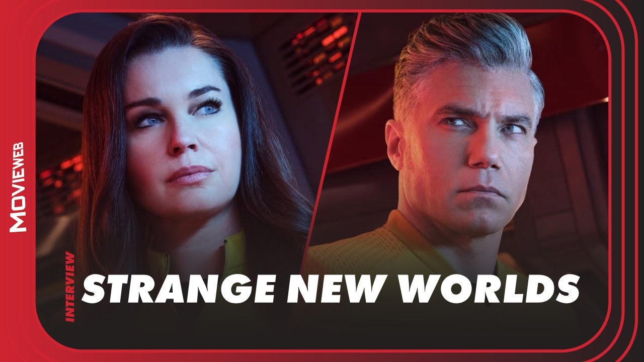 Star Trek Strange New Worlds | Anson Mount and Rebecca Romijn - YouTube