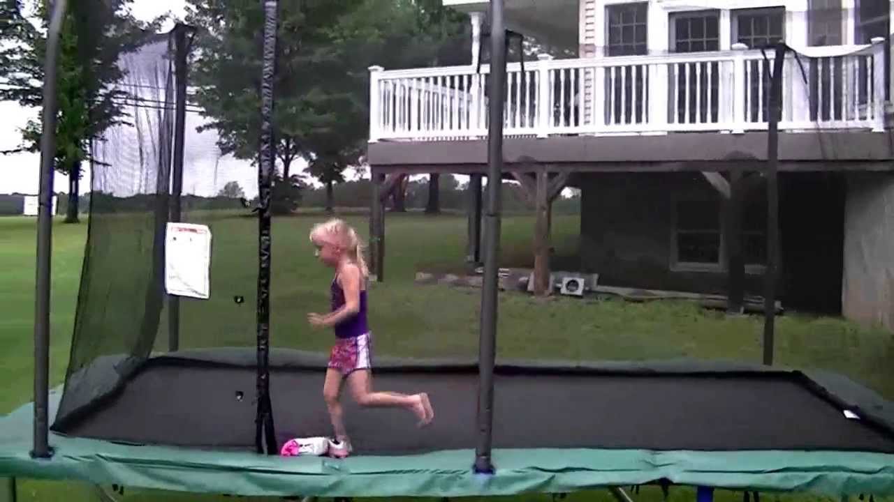 Front and Back Walkovers to Front and Back Tuck on Trampoline! - YouTube