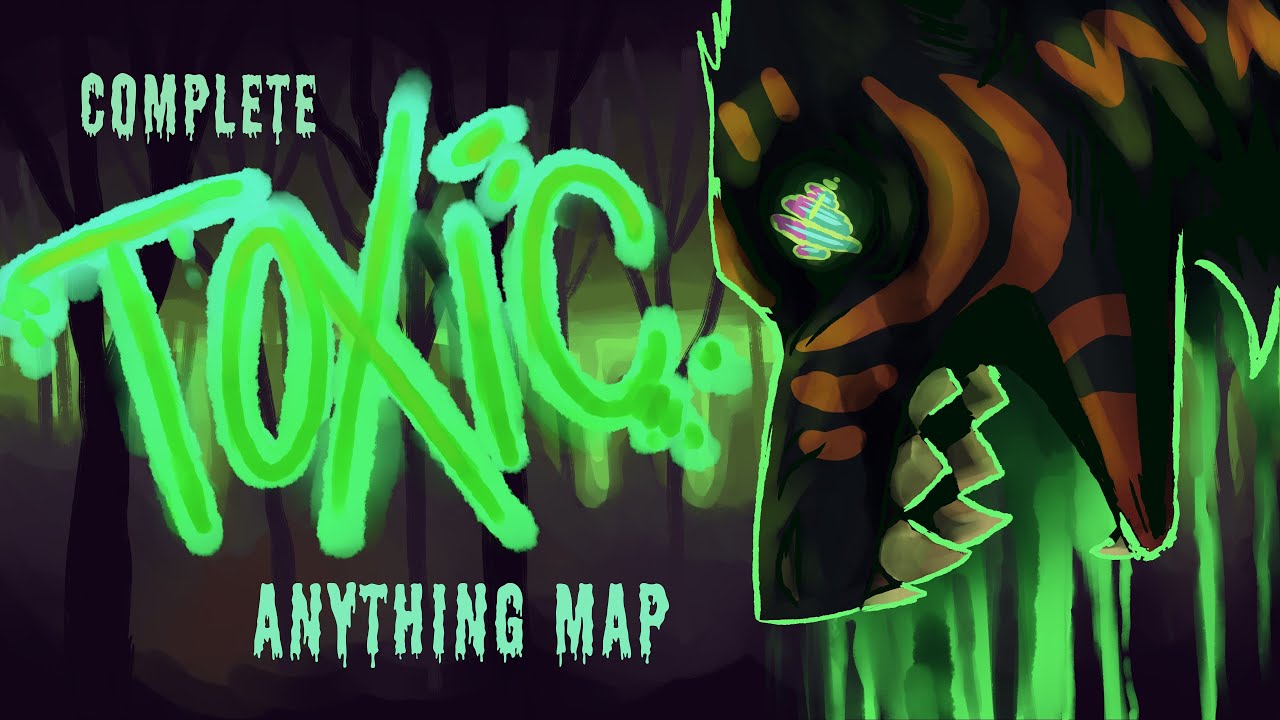 "Toxic" COMPLETE Anything HALLOWEEN MAP (Flash warning!) - YouTube