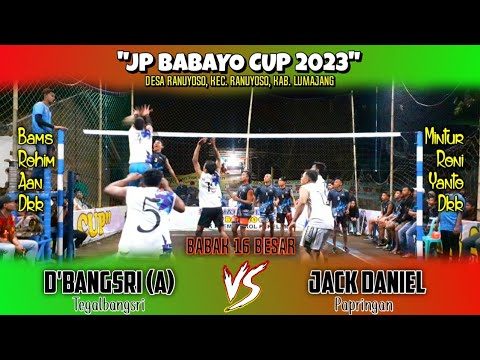 D'BANGSRI vs JACK DANIEL || BABAK 16 BESAR "JP BABAYO CUP" - YouTube