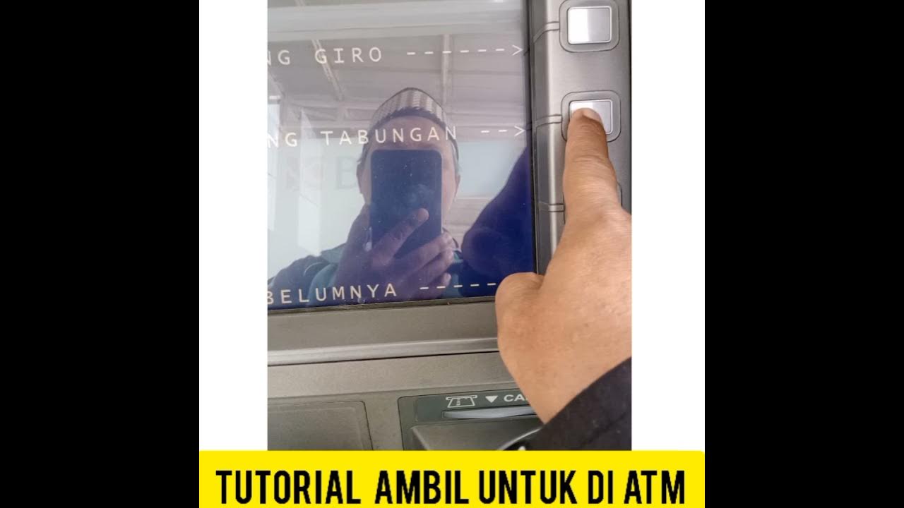 tutorial pengambilan uang di ATM|coach Yajid - YouTube