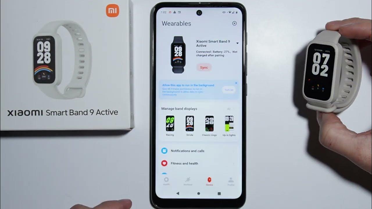 Xiaomi Smart Band 9 Active: How to Customize Watch Faces? - YouTube