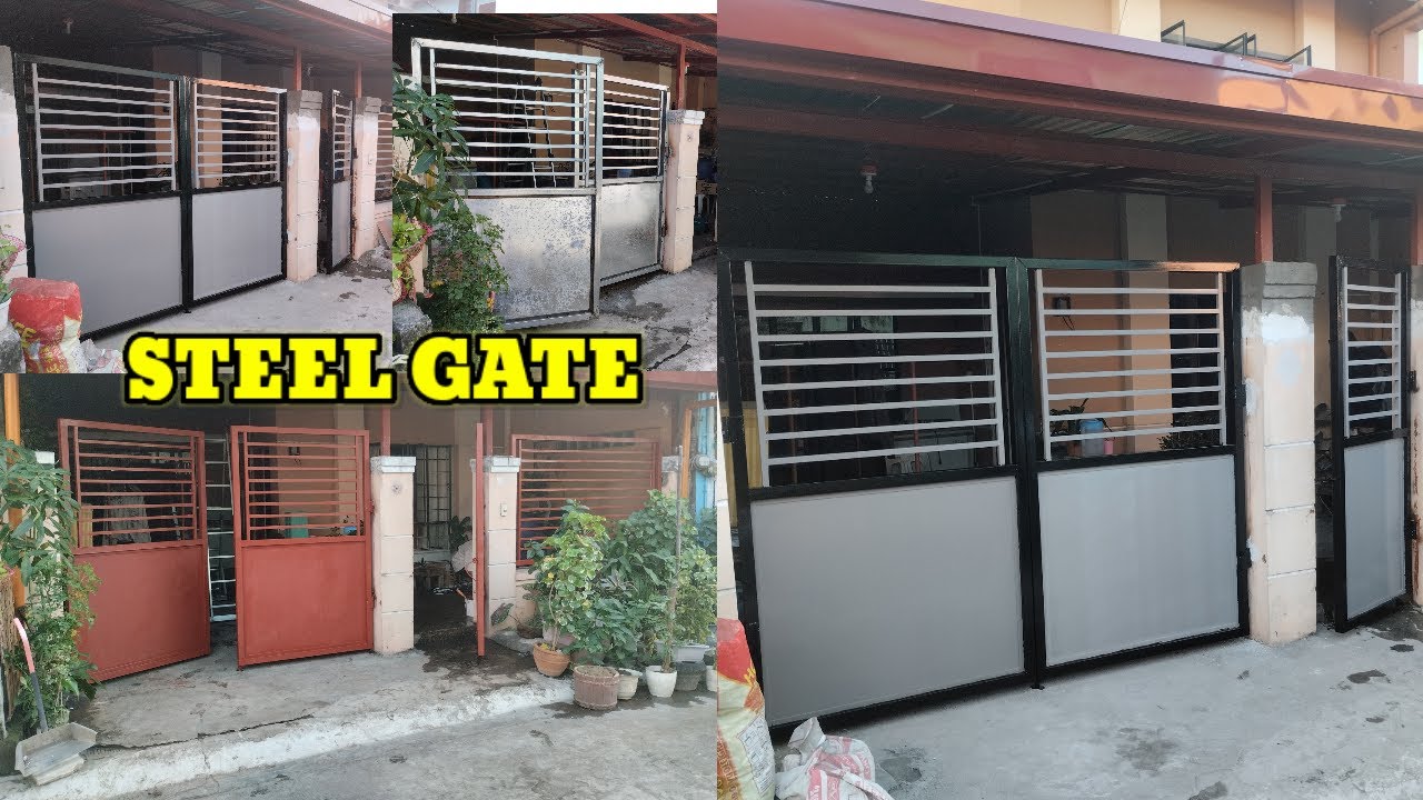 STEEL GATE Fabricate and Installation (Full Video) - YouTube