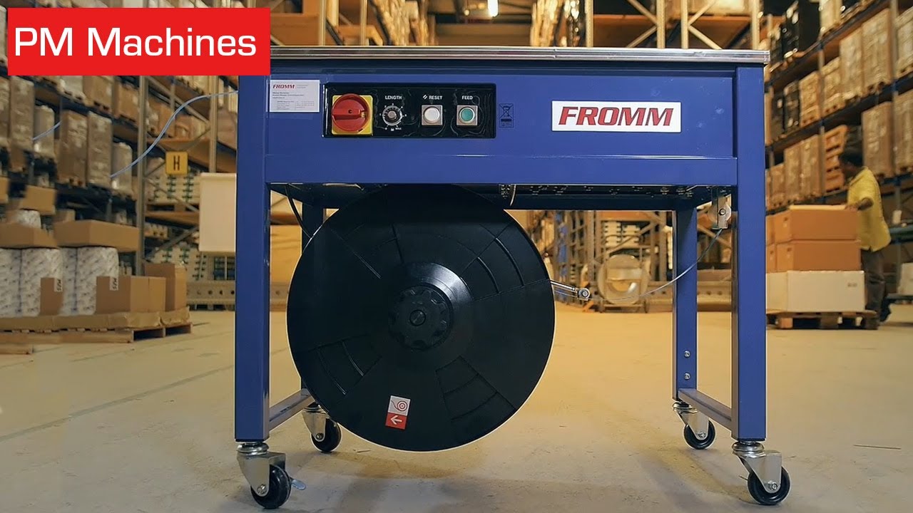PM Machines for High Speed Plastic Strapping - YouTube