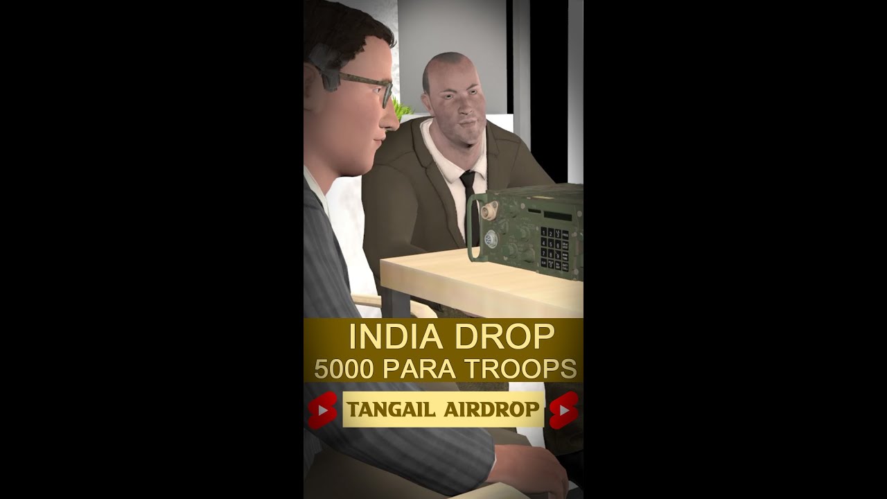 Tangail Airdrop | India drop 5000 Para troops | Tamil Pokkisham Shorts ...