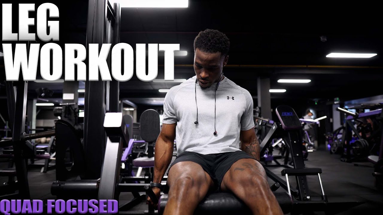 QUAD FOCUSED LEG DAY - YouTube