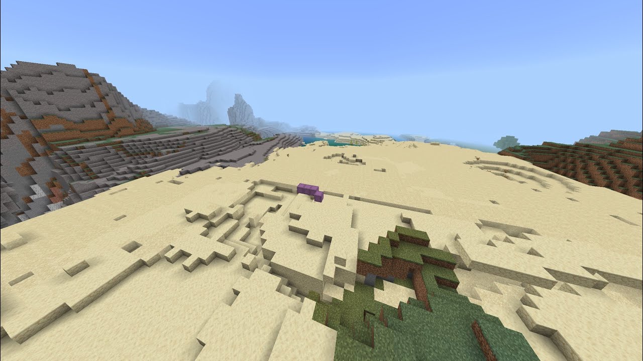 Gathering more sand for the vacation biome in my survival world ...