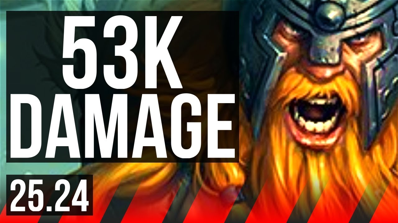 OLAF vs DARIUS (TOP) | 53K damage, 17/2/14 | KR Master | 25.24 - YouTube