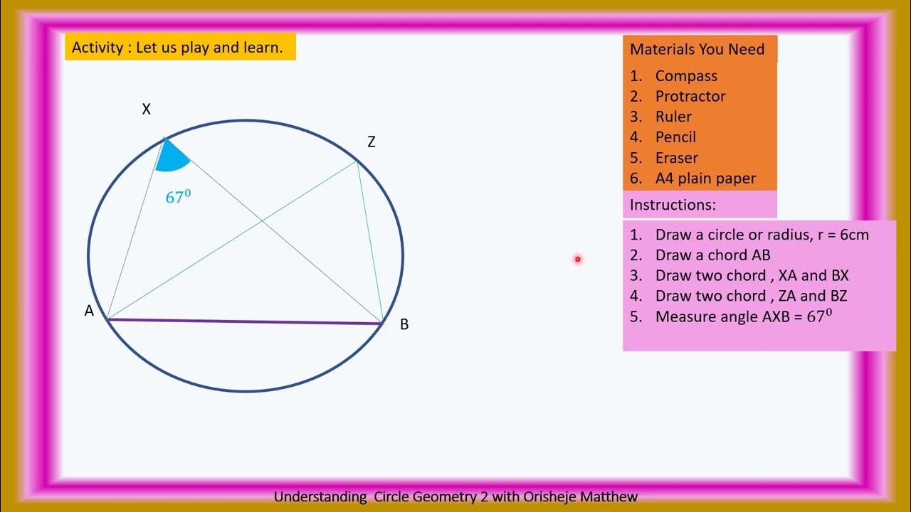 How to understand angles in the same segment are equal| Circle Theorem ...