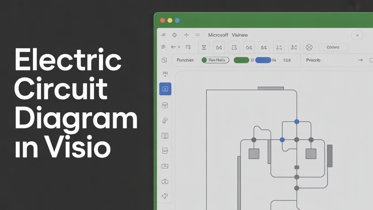Create Your FIRST Electric Circuit Diagram with Microsoft Visio in Just ...
