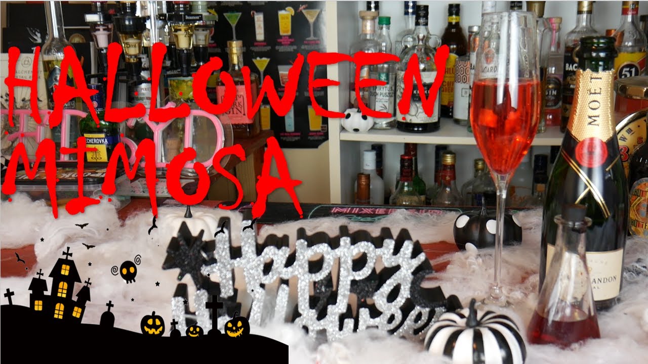 Halloween Mimosa | Halloween Drink recipes - YouTube