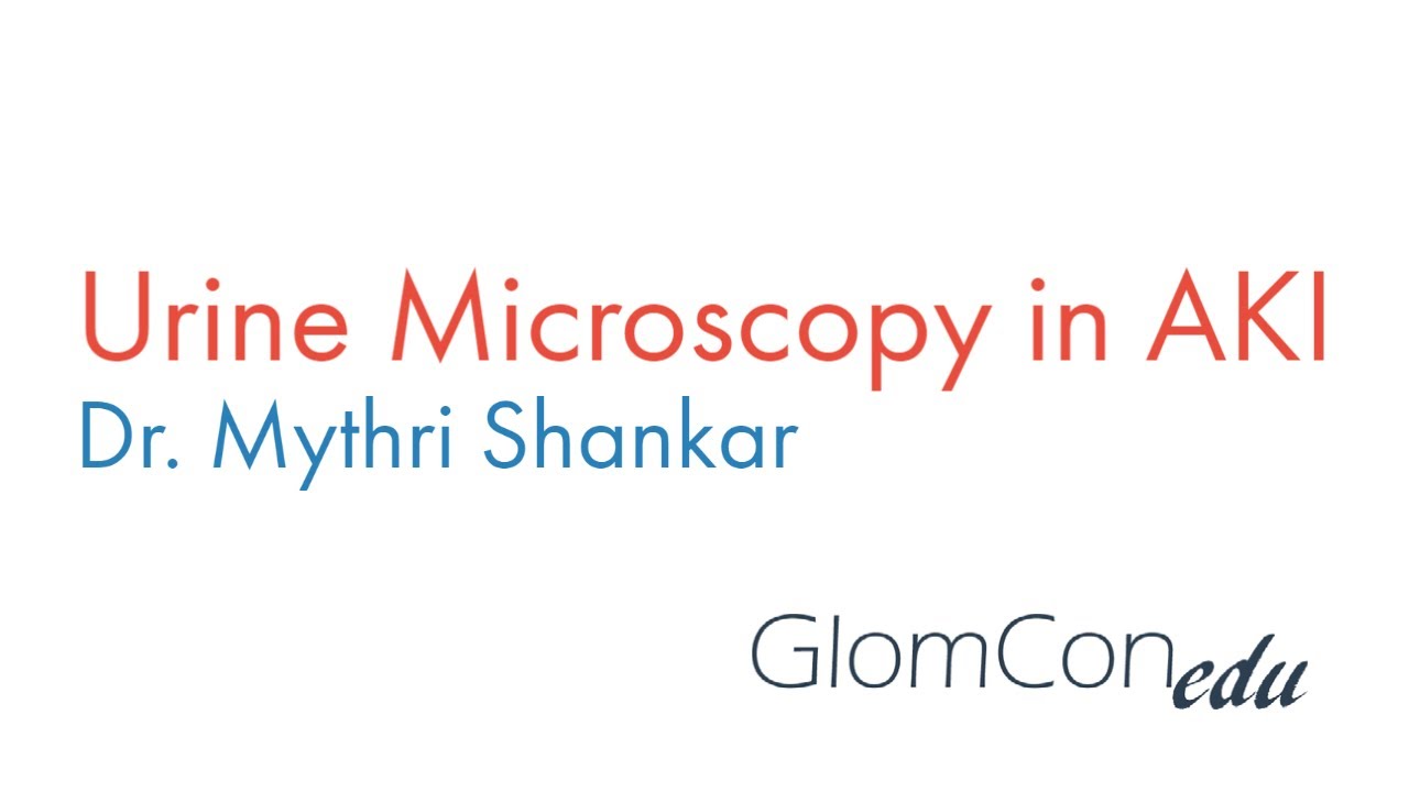 Urine Microscopy in AKI - YouTube