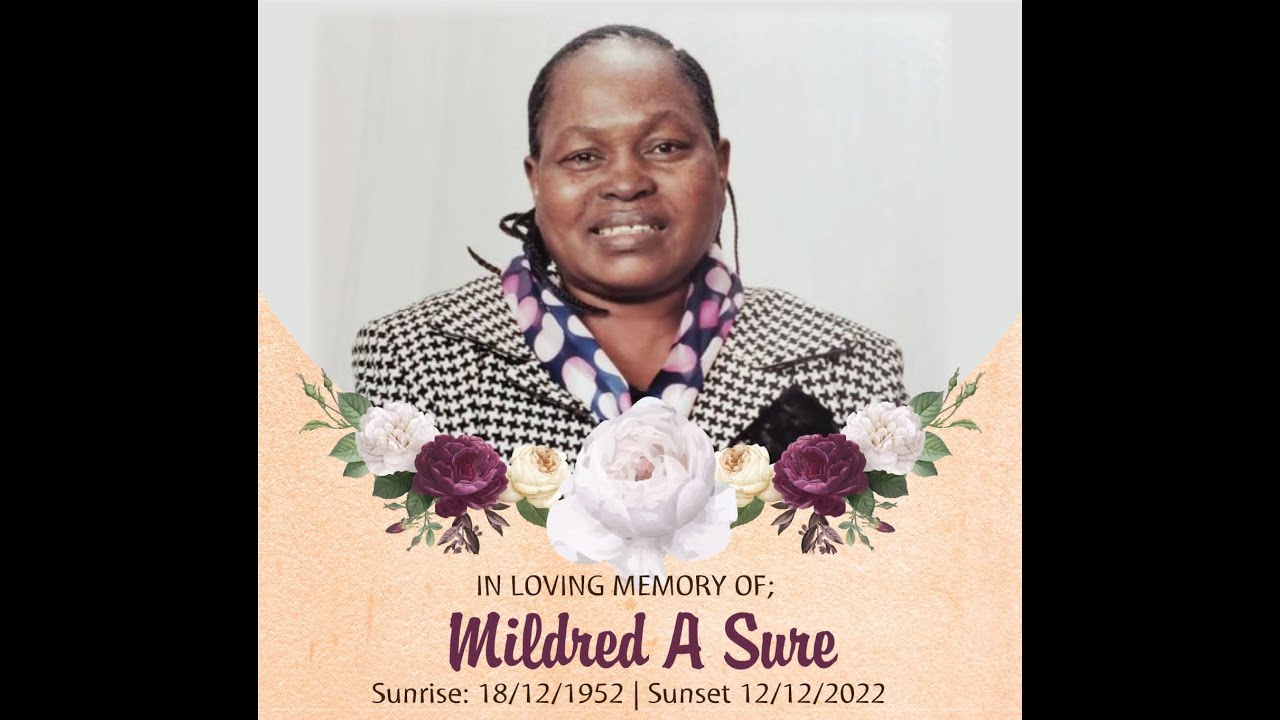 Mrs. Mildred Adoyo Sure Biography - YouTube